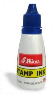 SHINY STAMP INK BLUE COLOUR Stamp Pad Ink Price in India - Buy SHINY ...