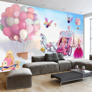 Decor now Vinyl Animation & Cartoons Pink Wallpaper Price in India ...