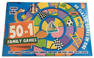 jmv 50 in 1 Family Party & Fun Games Board Game for kids Party & Fun ...