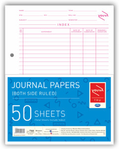 Flipkart.com | NAVNEET Journal Paper 1 Side Ruled & 1 Side Plain 22 cm ...