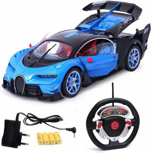 meeraenterprise Bugatti Style Steering Remote Control Car with Openable ...