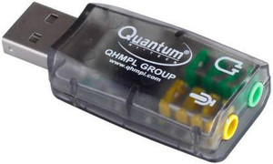 QUANTUM 623 QHMPL USB SOUND CARD USB Adapter - QUANTUM : Flipkart.com