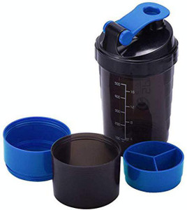 SCP WORLD Spider Protein Shaker Bottle 500ml with 2 Storage Extra ...