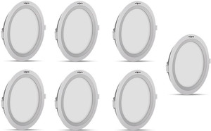 Wipro 3-Watt Round LED Panel light (Natural White/4000K- Pack of 7 ...