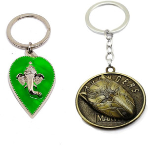 Alvika's Green Leaf Ganesh - Multicolor & Avangers Black Panther's Mask ...