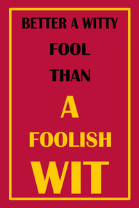 Funny Witty Poster-Decorative Poster-High Resolution 300 GSM -Glossy ...