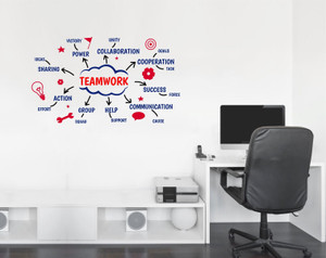 Decal O Decal 40 cm Teamwork Business Tricks For Startup Wall Stickers ...