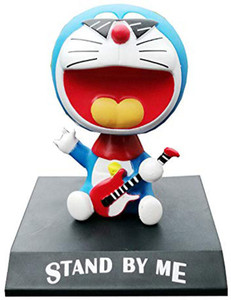 PA08Prise New Doraemon Guitar Anime Bobble Head with Stand & Mobile ...