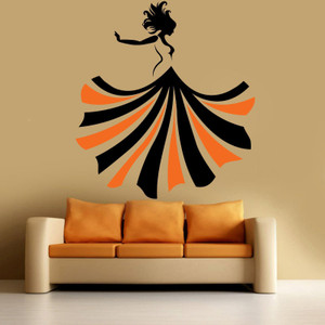 Sticker Hub 61 cm Dancing Lady Wall Sticker Self Adhesive Sticker Price ...