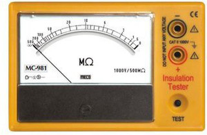 Meco MC 981 0 to 2000M Ohms Analog Insulation Tester Digital Multimeter ...