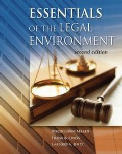 Essentials of Legal Environmnt: Buy Essentials of Legal Environmnt by ...