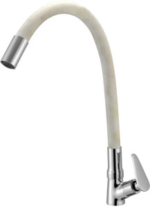 Prestige SLM3507 Slim Flexible Swan Neck White For Kitchen Sink, Wash ...