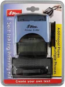 SHINY SELF INKING PRINTING KIT S - 884 SELF MAKING STAMP SELF INKING ...