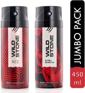 Wild Stone Red and Ultra Sensual Deodorant Spray - For Men - Price in ...