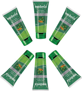 MEDIMIX ANTI PIMPLE NEEM ALOE VERA TURMERIC (PACK OF 6) Face Wash ...