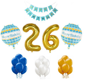 Tiank Innovation Combo for Birthday Party Decoration (Blue Happy ...