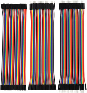 gobagee M2M,M2F,F2F Jumper Wires Bundle 20cm Total 120pcs (Multicolor ...