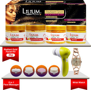 LILIUM Radiant Gold Facial Kit - Price in India, Buy LILIUM Radiant ...