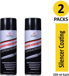 UE Elite Silencer Coating Spray (Pack of 2) Silver Spray Paint 500 ml ...
