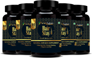 Purely Nature Hair Stay, For Hairfall Baldness & Hair Growth 800 Mg 300 ...