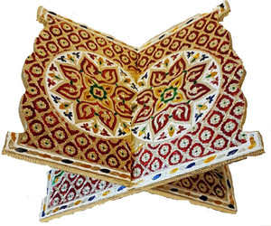 GiftingBestWishes Meenakari Foldable Holy Book Stand/Ramayana Book ...