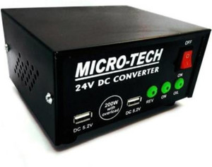 Microtech 200 Watt Mini Car Inverter USB 24v DC to AC Mini Inverter for ...