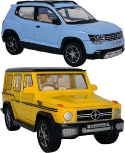 Giftary Small Size Plastic Made Cars Pack Of 2 With Pull Back & Go ...