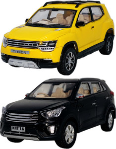 Giftary Small Size Made Of Plastic Pack of 2 Indian Toy SUV Car Models ...
