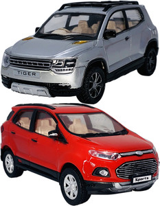 Giftary Small Size Made From Plastic Pack of 2, Car Models With Pull ...