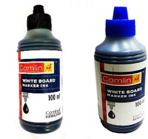 Camlin 100 ml Blue & Black Marker Ink 200 ml Marker Refill Price in ...