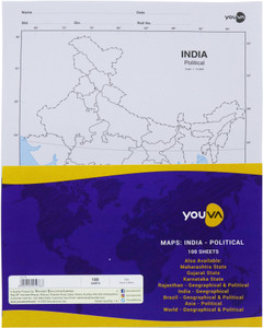 Flipkart.com | NAVNEET Youva Loose Sheet Map (India Political - With ...