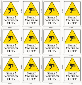 Fusion Graphix Smile!! You are on CCTV Emergency Sign Price in India ...