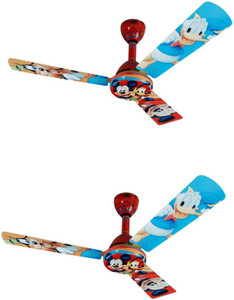 BAJAJ Disney Mickey Mouse & Friends MF01 with 1 Year Warranty 1200 mm ...