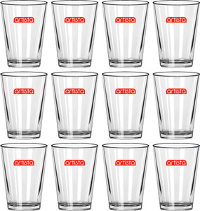 Artista (Pack of 12) Small Plain Chai / Tea Glasses - 90ml (Set of 12 ...