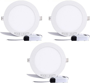 Moon Lights 8-Watt Ultra Slim high brightness Round Conceal Ceiling ...