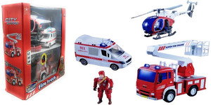 FunBlast Pretend Play Fire Rescue Station Play set Toy for Kids with ...