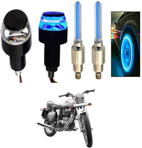 Best 4U Handlebar Light with Reverse Light for Royal Enfield Bullet 350 ...