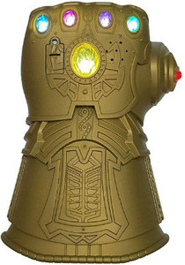 SANJARY Marvel Avengers Thanos Infinity Gauntlet hand glove with light ...
