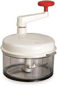 ANJALI Popular Chop-N- Churn Vegetable Chopper & Cutter, White ...