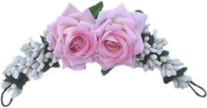 GuruEmbellish Hair Accessories Fold-able Light Weight White Poollen ...