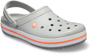 CROCS Crocband Men Grey Sandals - Buy CROCS Crocband Men Grey Sandals ...