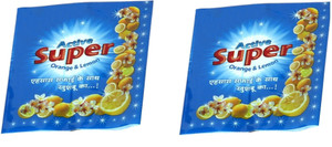 ACTIVE SUPER Lemon Washing Powder 2.5kg (Pack of 2) Detergent Powder ...