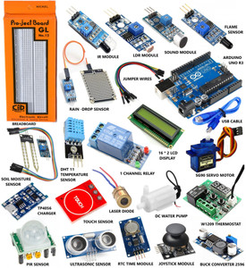DENGINEERS ARDUINO ALL-IN-ONE MULTIPURPOSE SENSORS PRO KIT For college ...