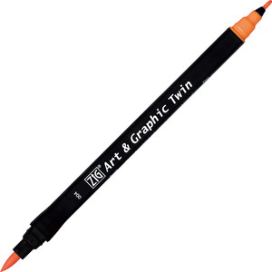Flipkart.com | Zig ART & GRAPHIC TWIN TUT-80 004 ORANGE - Calligraphy pens