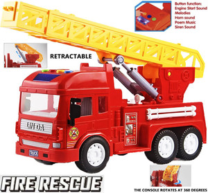 Giftary Big Size Unbreakable Big Size Friction Powered Realistic Fire ...