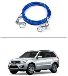 ACCESSOREEZ 4 tons Steel Wire Tow Cable Tow Strap Towing Rope with ...
