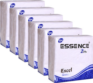 ESSENCE Excel Soft 2 Ply Table Top Napkins luxurious Tissue Blue Pack ...