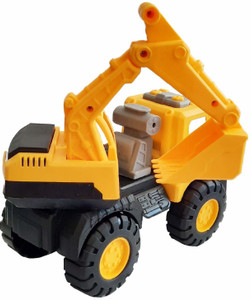 RBGIIT STORE Unbreakable Friction Powered Earth Mover JCB Excavator ...