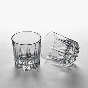 Homecart (Pack of 12) Crystal Desi Daru Glass Water & Wine Whisky Glass ...
