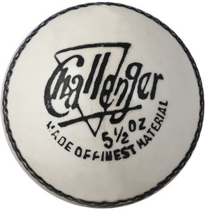 VICKY Challenger Leather Ball, 4 Pcs, White Cricket Leather Ball - Buy ...